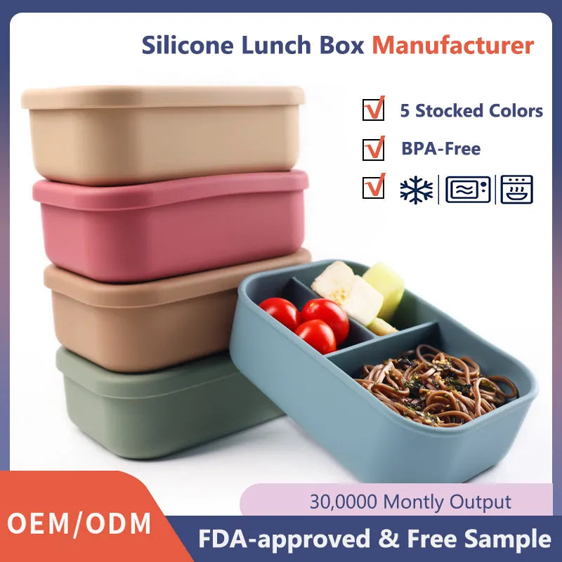 Wholesale Silicone Lunch Box | Private Label & Logo Printing – Shenzhen ...