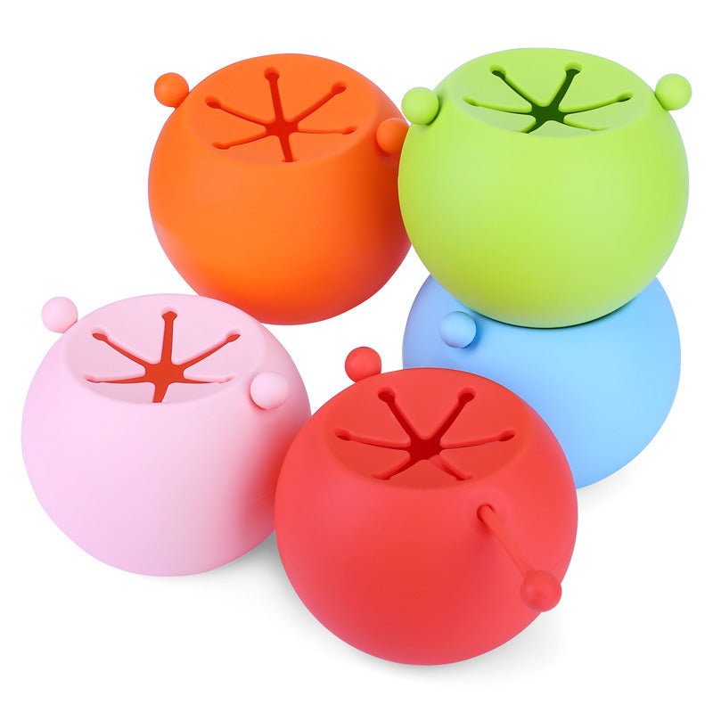 Silicone Snack Cup Snack Ball Feeding Snacks -Silicone Feeding Sets ...